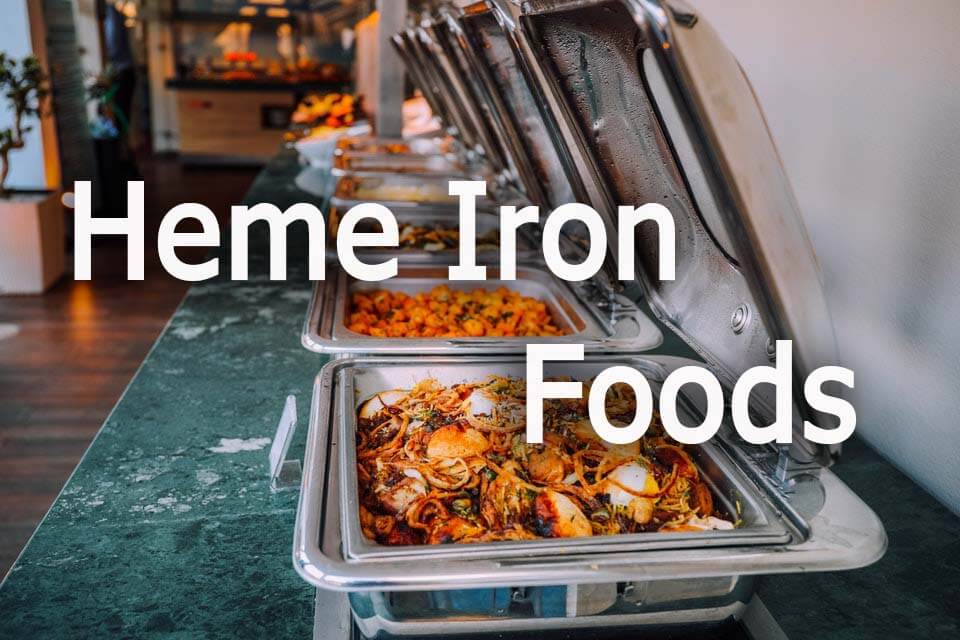 Heme Iron Foods list of category - Food With Iron